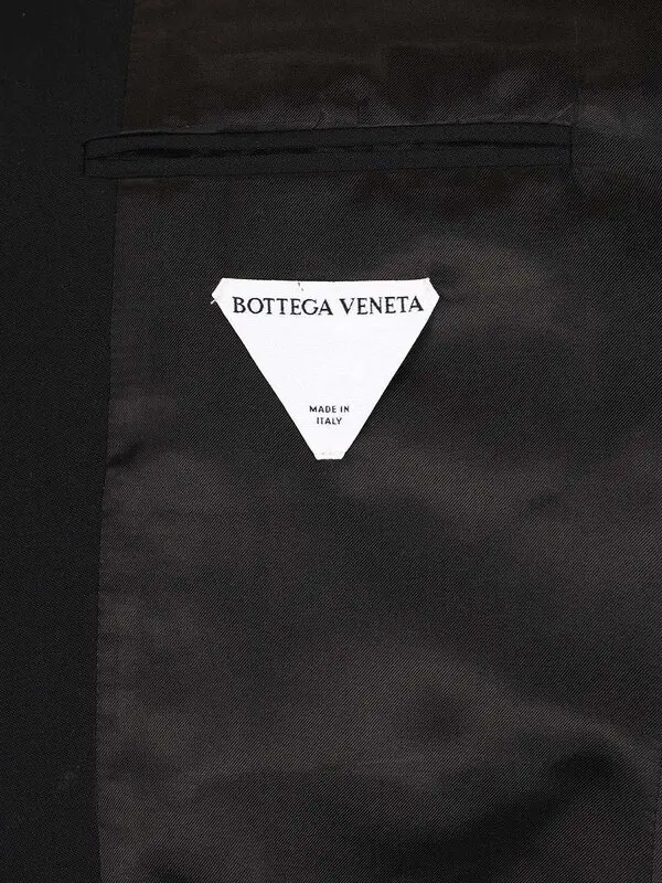 Bottega Veneta Grain De Poudre Tuxedo Jacket With Satin Lapels