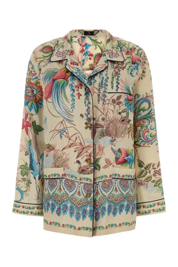 Etro Printed Twill Shirt