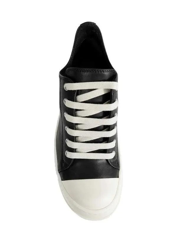 Rick Owens Gary Leather Zip-up Jacket - Black