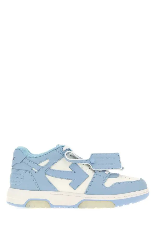 Off-White Two-tone Leather Out Of Office Sneakers - Multicolor