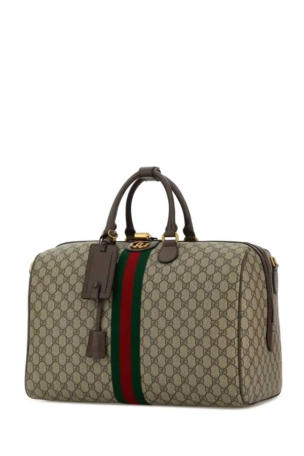 Gucci Printed Canvas Savoy Travel Bag - Multicolor