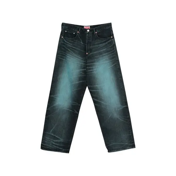 Kenzo Denim Regular & Straight-leg Jeans - Blue
