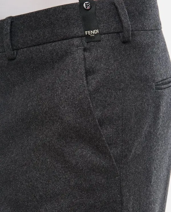 Fendi Cashmere Trousers - Multicolor