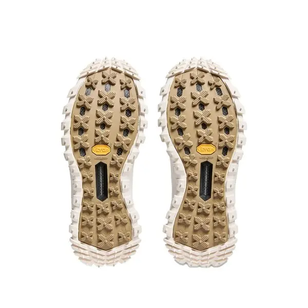 Moncler Neutrals Lace-up Trainers - Cream