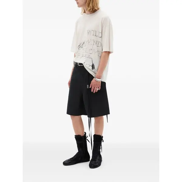 ANN DEMEULEMEESTER Cotton Bermuda Shorts