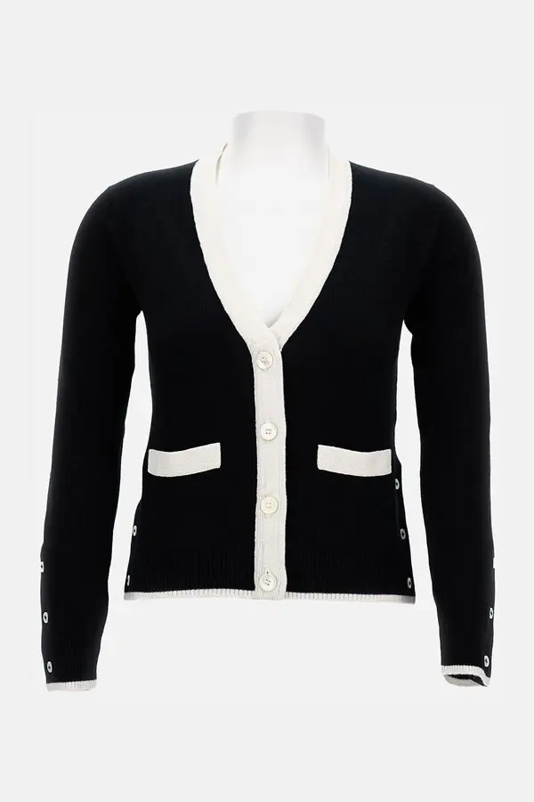 Thom Browne V-neck Cardigan - Multicolor