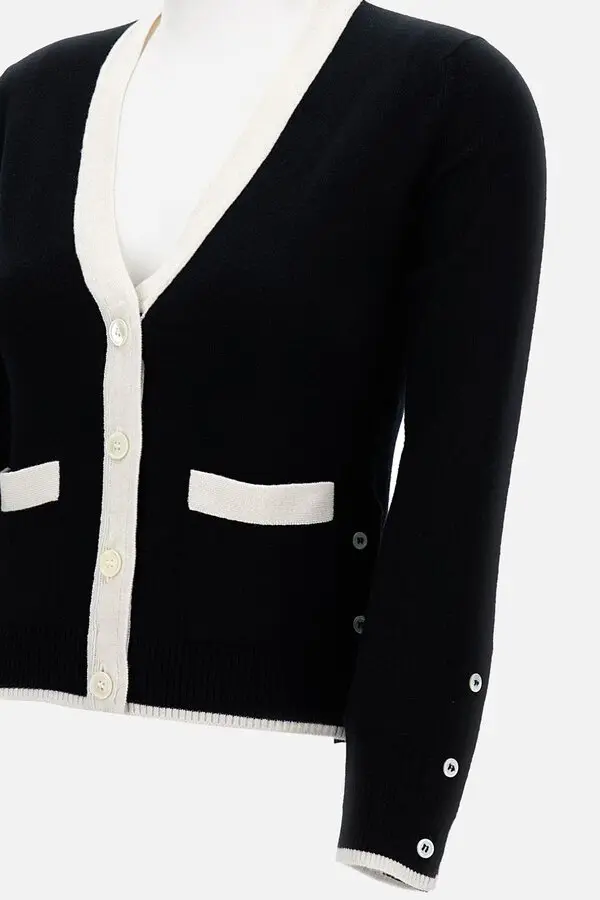 Thom Browne V-neck Cardigan - Multicolor