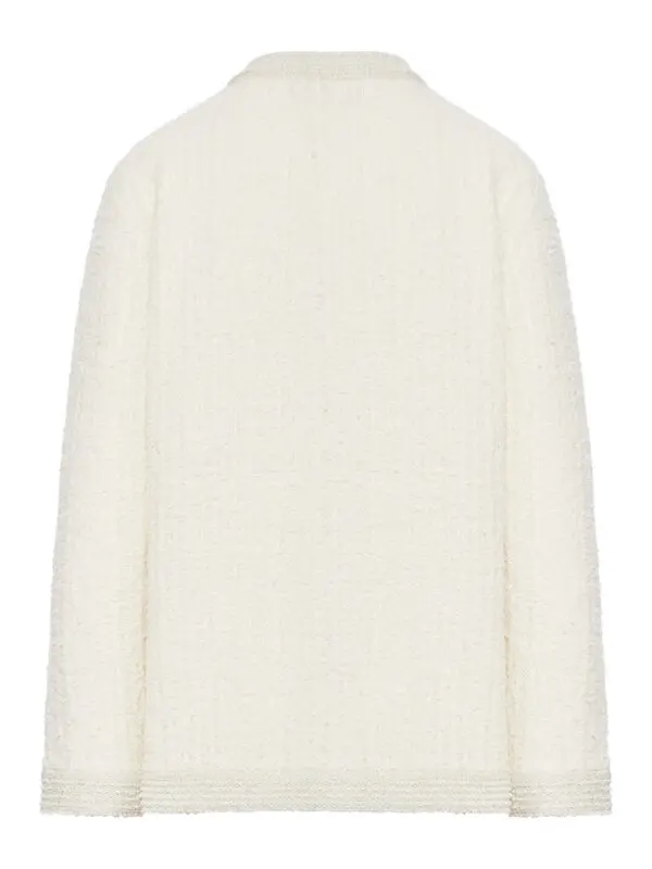 Gucci Bouclé Wool Cardigan With Gg Crossover Buttons