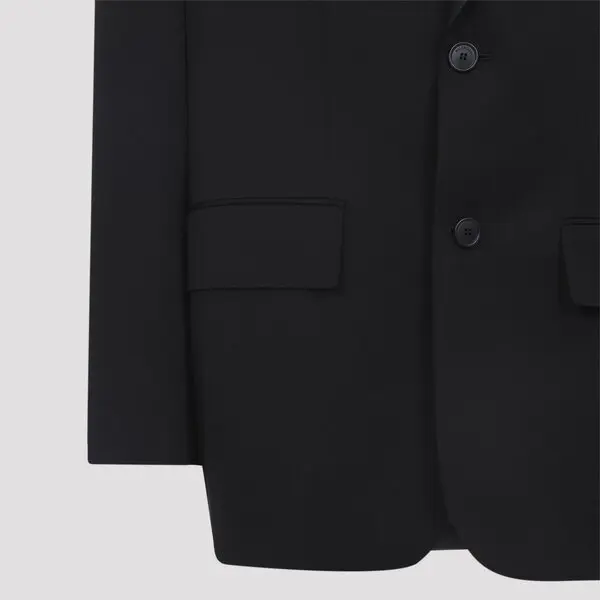 Balenciaga Wool Tuxedo Jacket With Notch Lapel