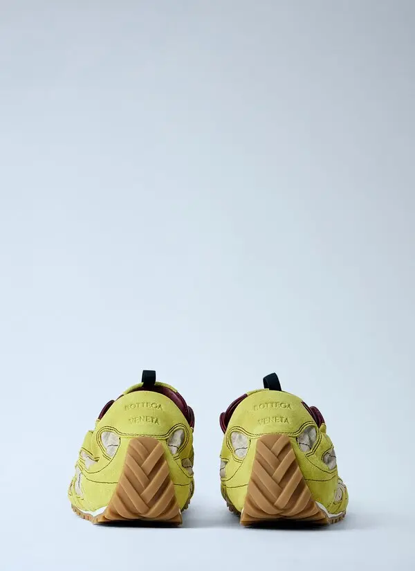 Bottega Veneta Orbit Flash Sneakers - Yellow