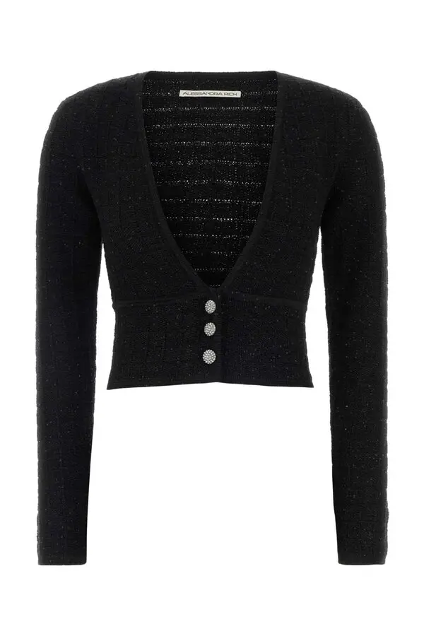 Alessandra Rich Boucle Cardigan