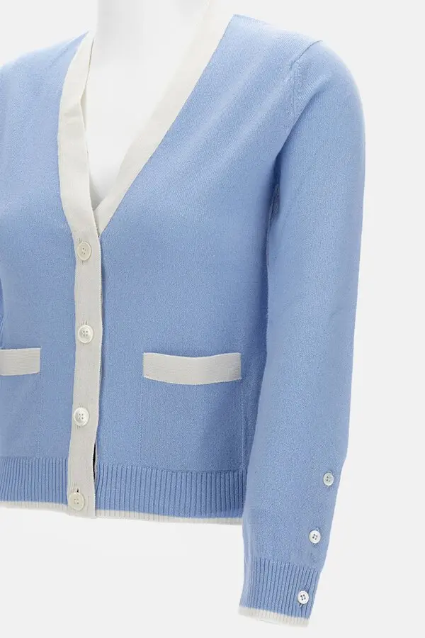 Thom Browne Knitted Cardigan - Multicolor