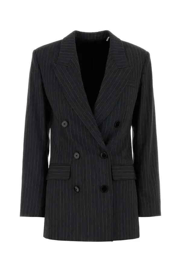 Isabel Marant Étoile Embroidered Wool Blend Jevima Blazer - Multicolor