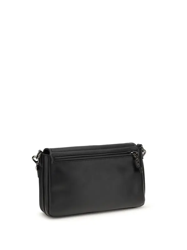 Fendi Flux Messenger Shoulder Bag - Black