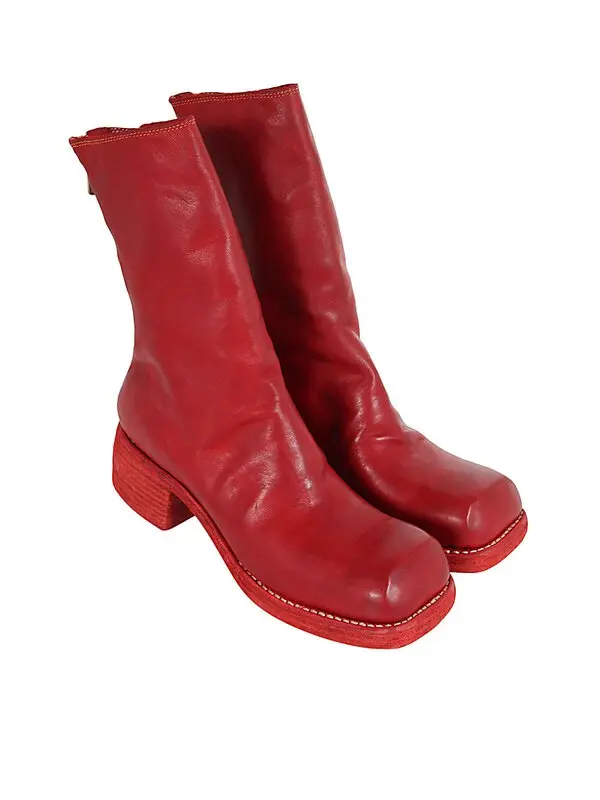 Guidi Back Zip Mid Boots