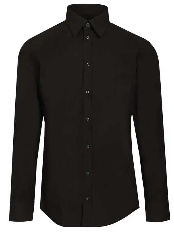 Dolce & Gabbana Supima Cotton Shirt - Black