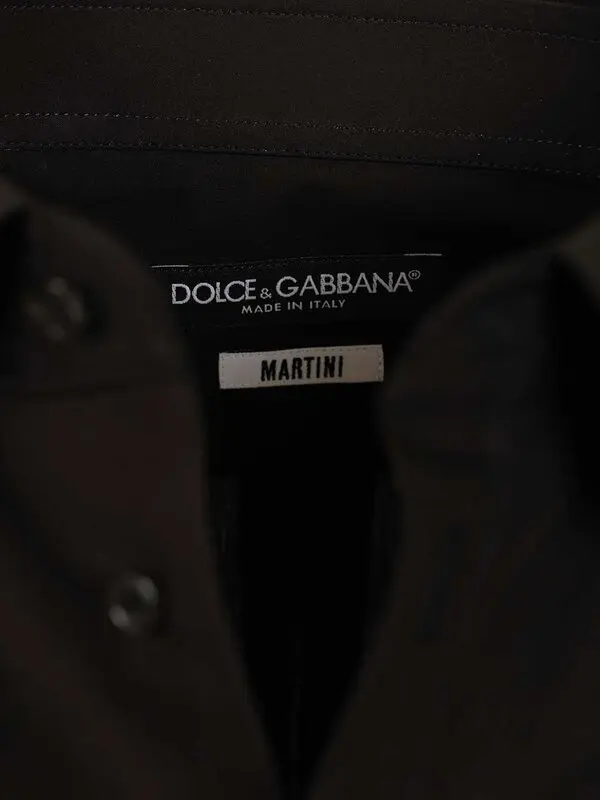 Dolce & Gabbana Supima Cotton Shirt - Black