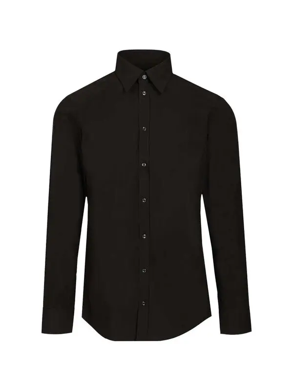 Dolce & Gabbana Supima Cotton Shirt - Black