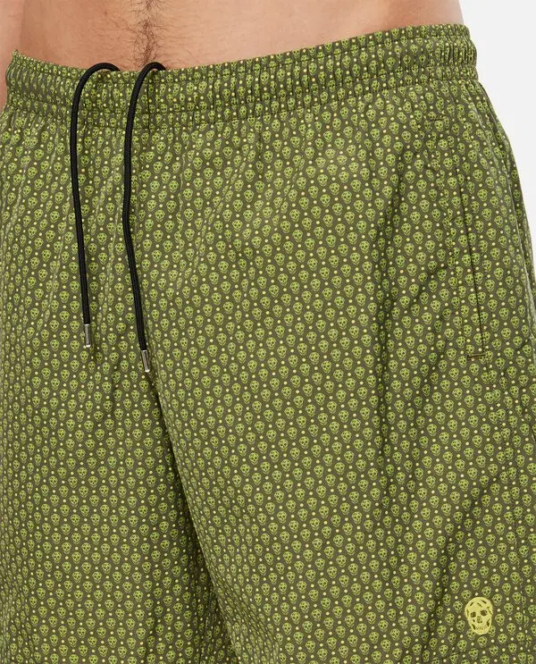 Alexander McQueen Dots Skull Swimshorts