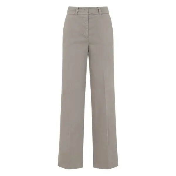 Peserico Wide Leg Trousers - Brown