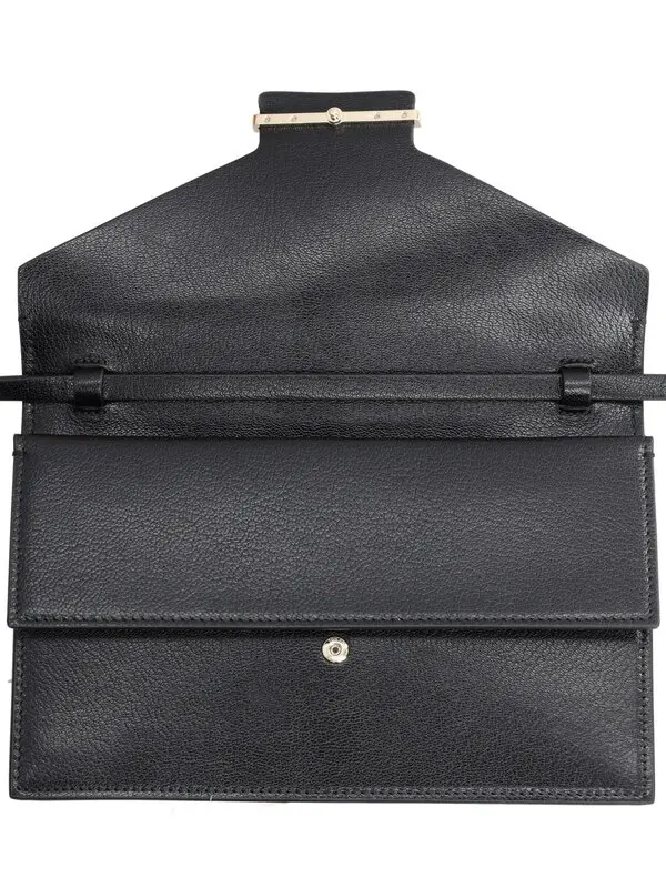 TOM FORD Supple Grain Bag With Turn Lock Closure - Black