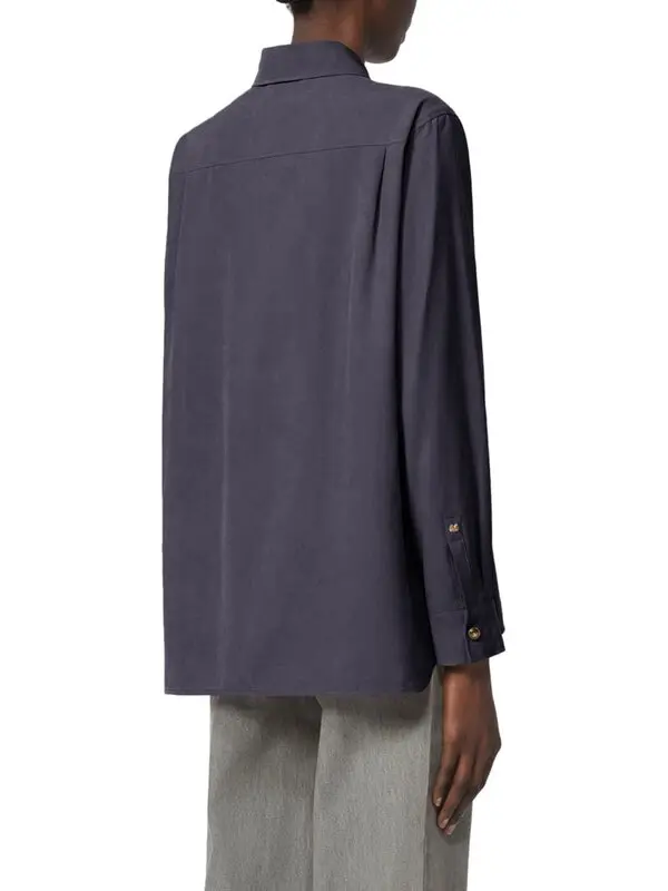 Max Mara Siamese Silk Canvas Shirt - Multicolor
