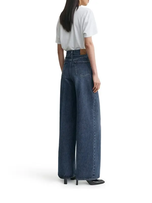 TOTEME Wide Leg Denim Jeans - Blue