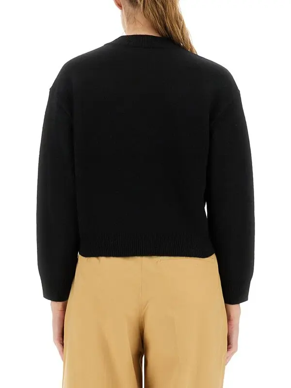 A.p.c. Esther Merino Wool Pullover - Black