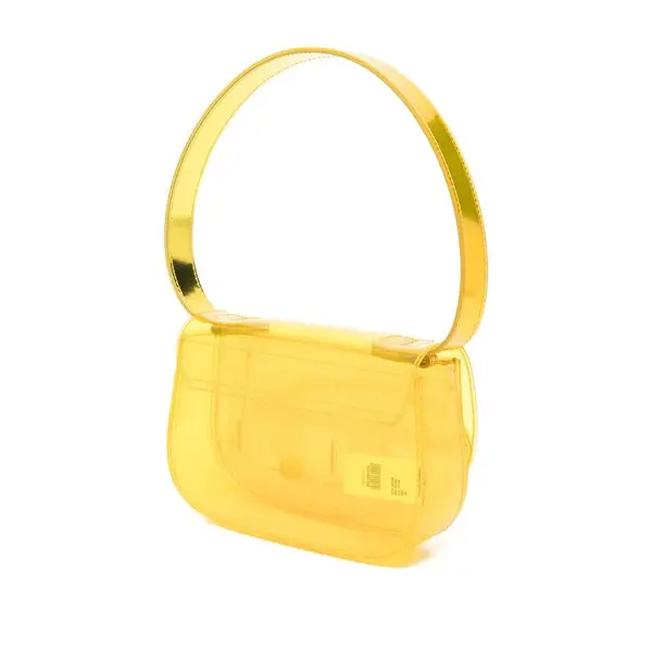 DIESEL® Chain Embellishment Top Handle Bag - Yellow