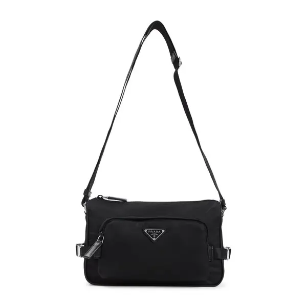Prada Re-nylon And Saffiano Leather Shoulder Bag