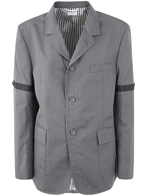 Thom Browne Single-breasted Blazer With Armband Detail