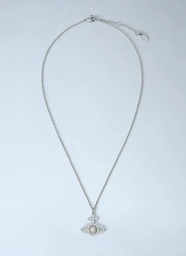 VIVIENNE WESTWOOD Olympia Pearl Pendant Necklace - Silver
