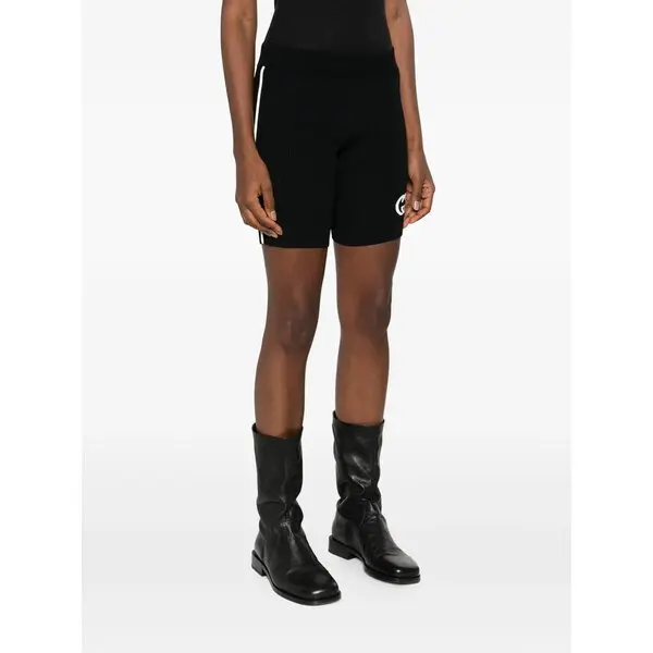 Gucci Ribbed Knit Logo Shorts