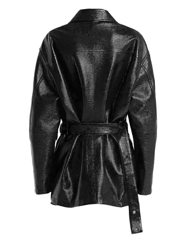 COURREGES Vinyl Jacket - Black