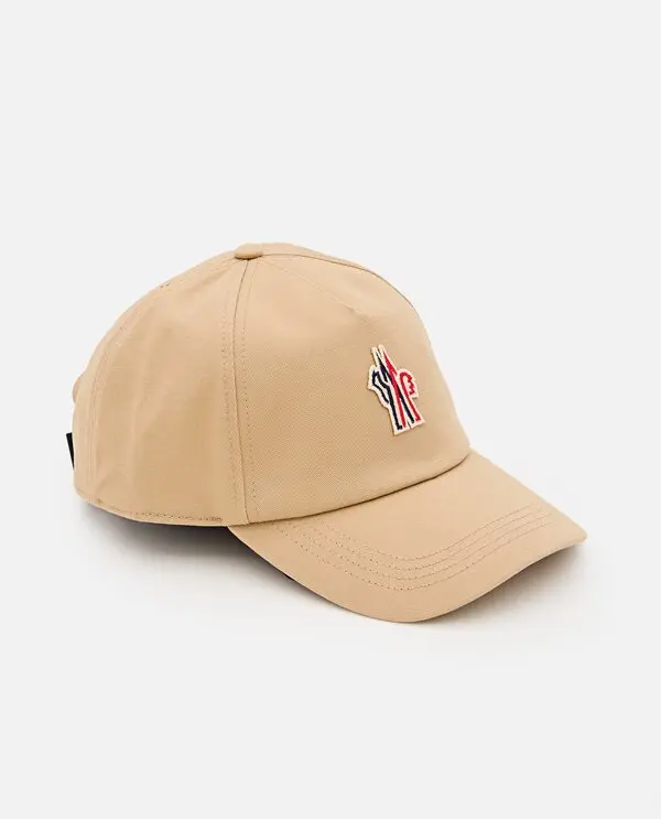 Moncler Baseball Cap With Logo Patch - Multicolor