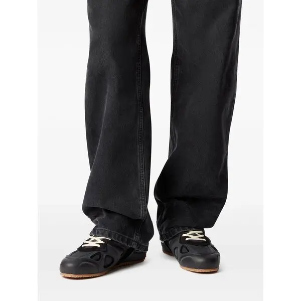 Axel Arigato Low-top Trainers In Leather And Suede - Black