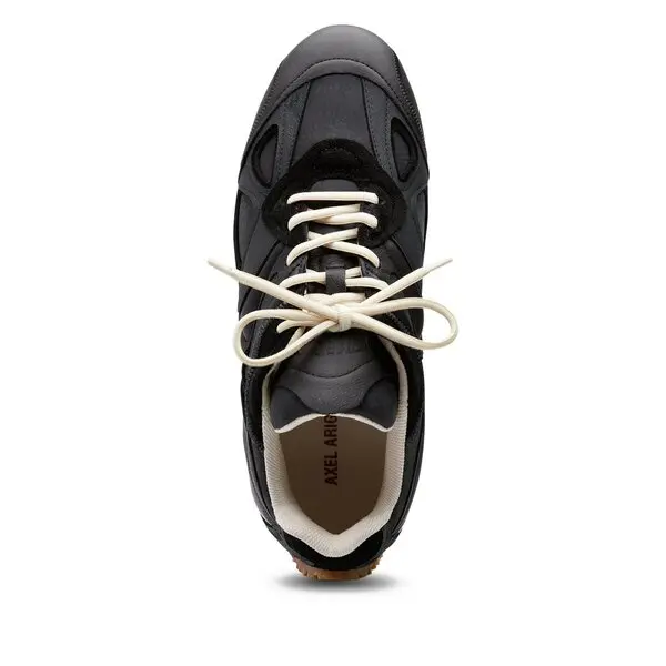 Axel Arigato Low-top Trainers In Leather And Suede - Black