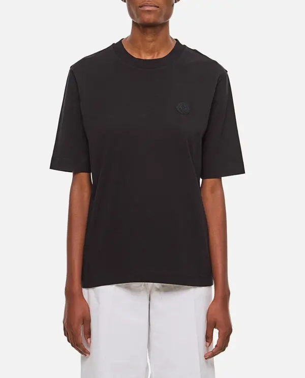 Moncler Crewneck T-shirt With Embossed Logo