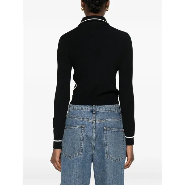 Gucci Intarsia-knit Logo Zip Cardigan