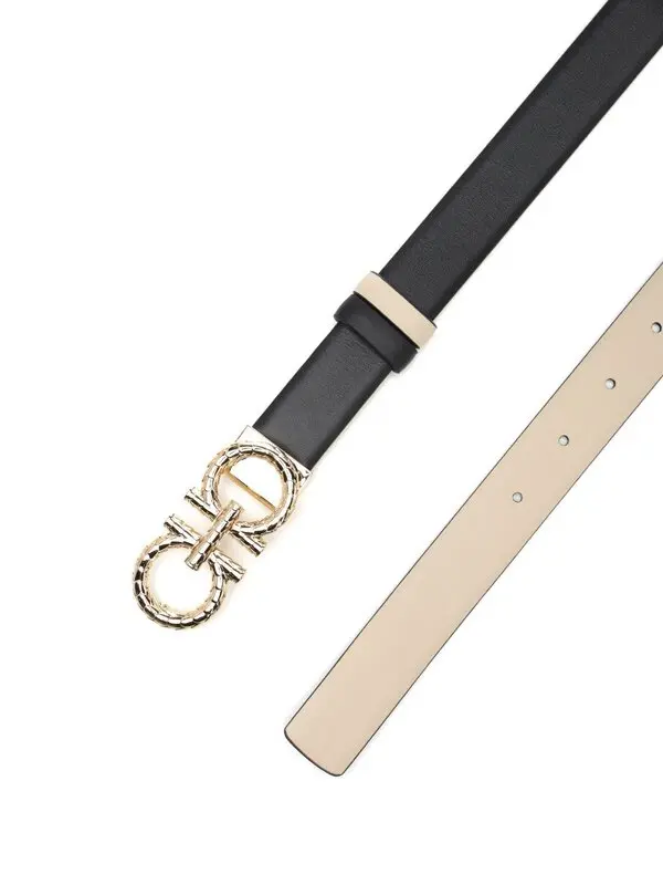 FERRAGAMO Reversible And Adjustable Gancini Belt