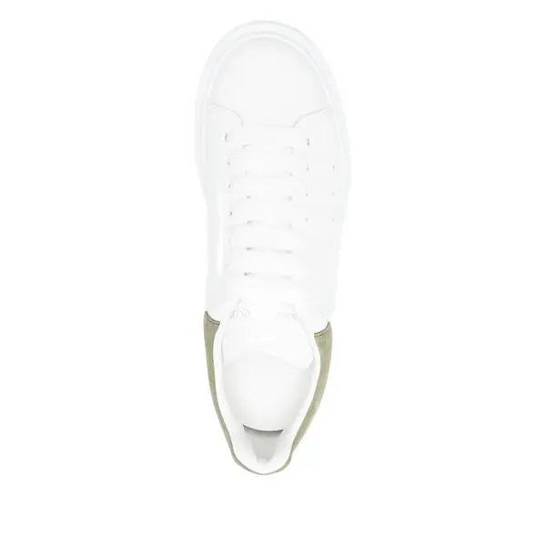 Alexander McQueen Leather Low-top Sneakers With Platform Sole - White