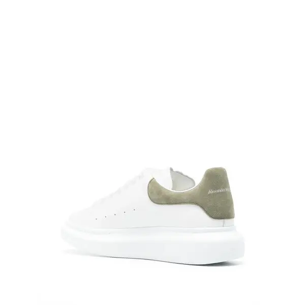 Alexander McQueen Leather Low-top Sneakers With Platform Sole - White