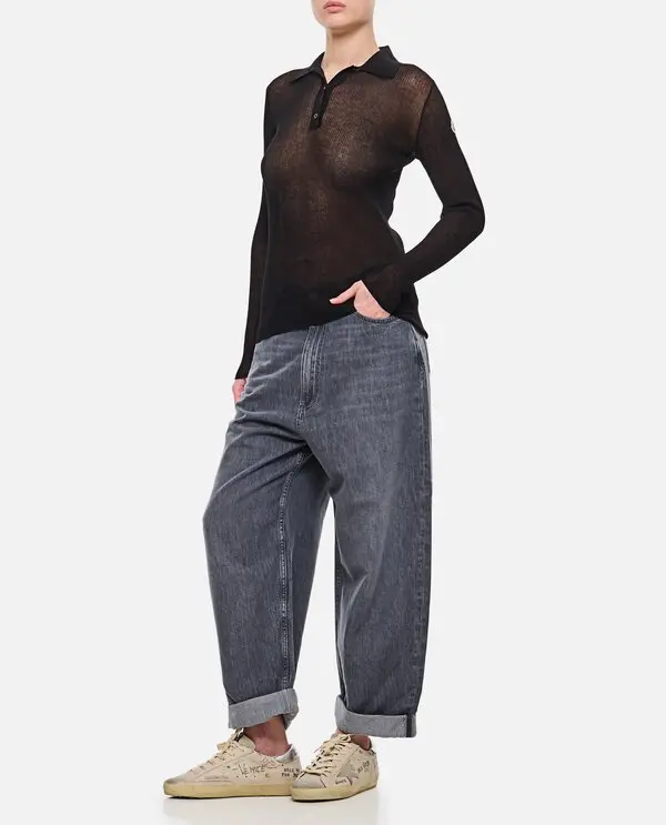 Moncler Long Sleeve Polo Shirt