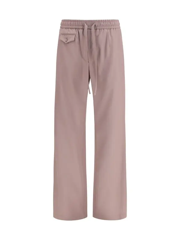 Dolce & Gabbana Wool Jogging Pants - Brown