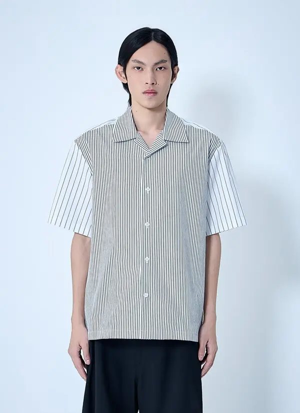 JIL SANDER Boxy Fit Short Sleeve Shirt - White