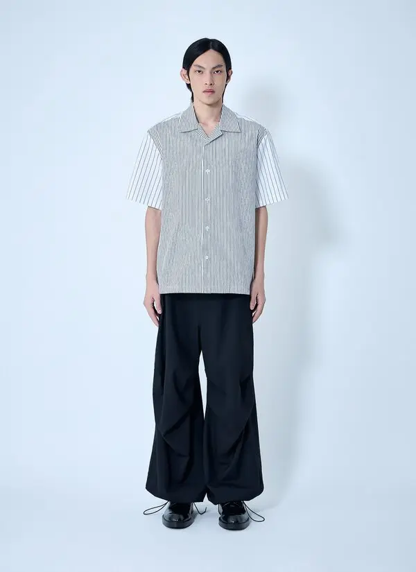 JIL SANDER Boxy Fit Short Sleeve Shirt - White