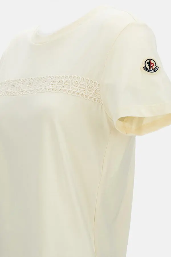 Moncler Embroidered Crewneck T-shirt