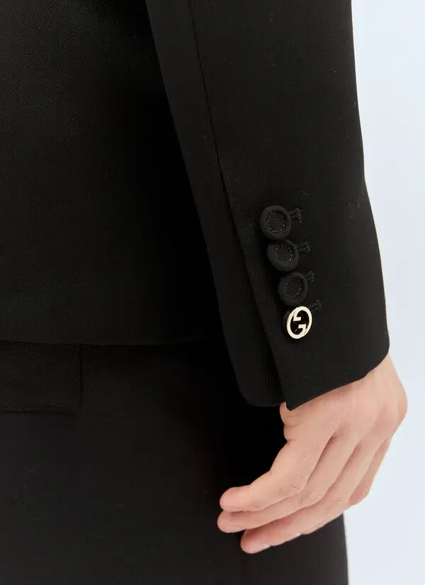 Gucci Double-breasted Wool Blazer