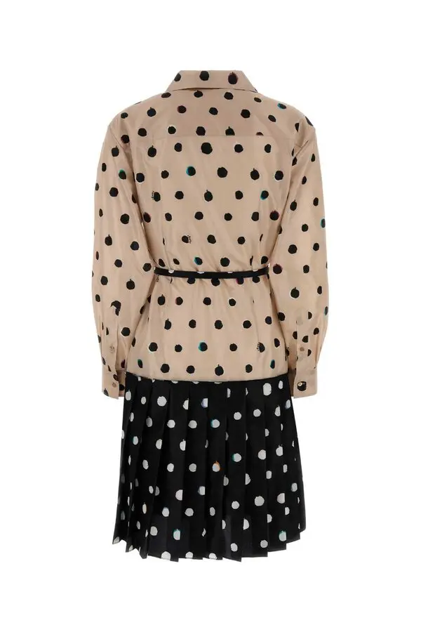 Fendi Printed Silk Dress