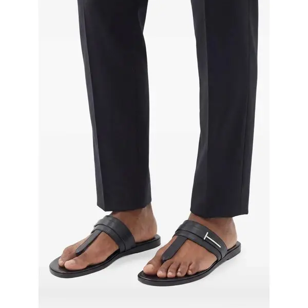 TOM FORD Leather Thong Sandals